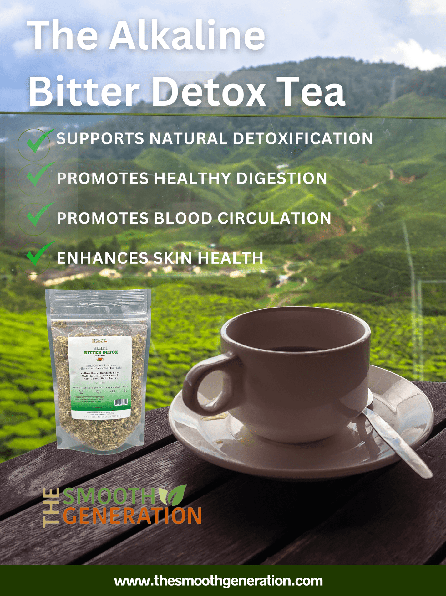 Alkaline Bitter Detox Tea – Cleanse, Digest & Detox Naturally – The ...