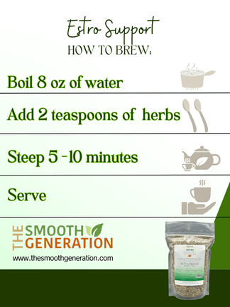 Estro Support Tea – Hormonal Balance for Women – The Smooth Generation