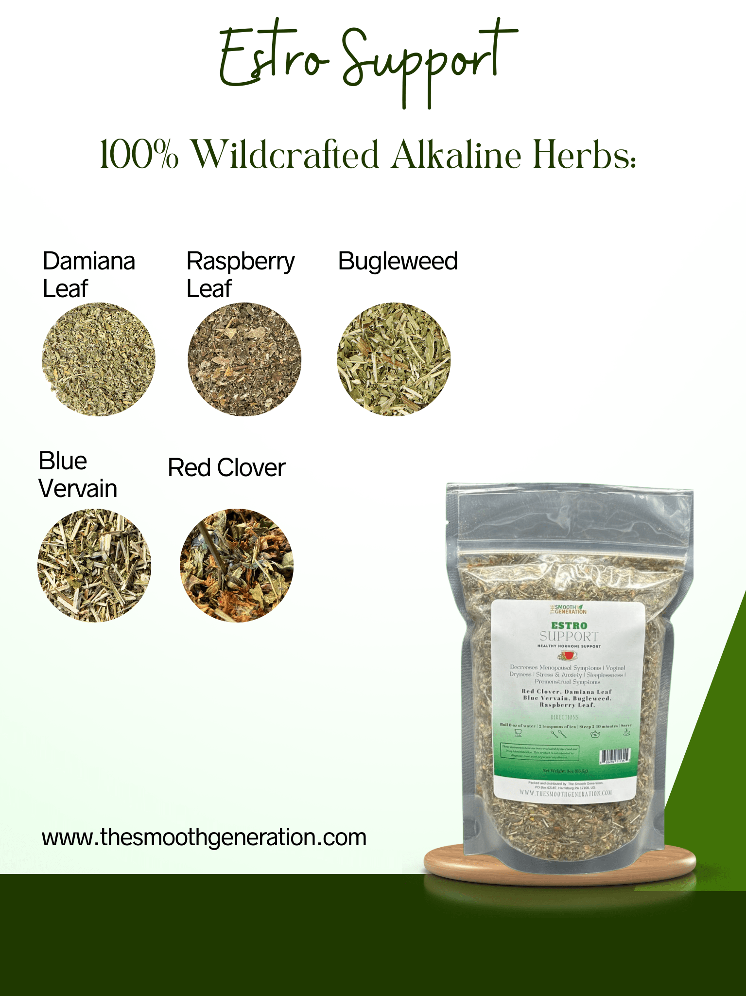 Estro Support Tea – Hormonal Balance for Women – The Smooth Generation