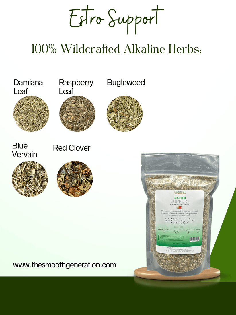 Estro Support Tea – Hormonal Balance for Women – The Smooth Generation