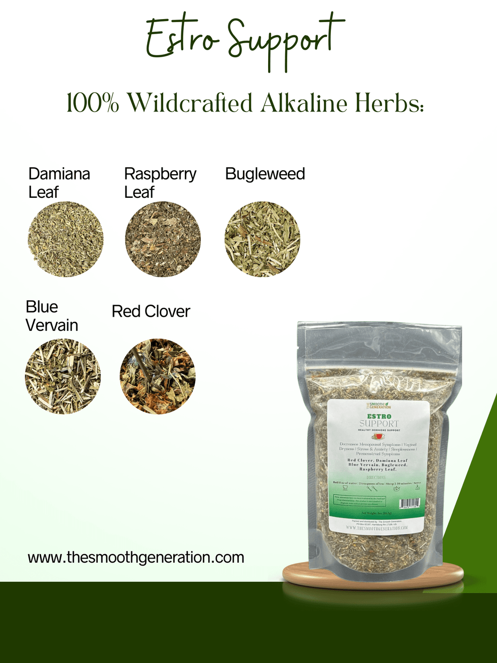 Estro Support Tea – Hormonal Balance for Women – The Smooth Generation