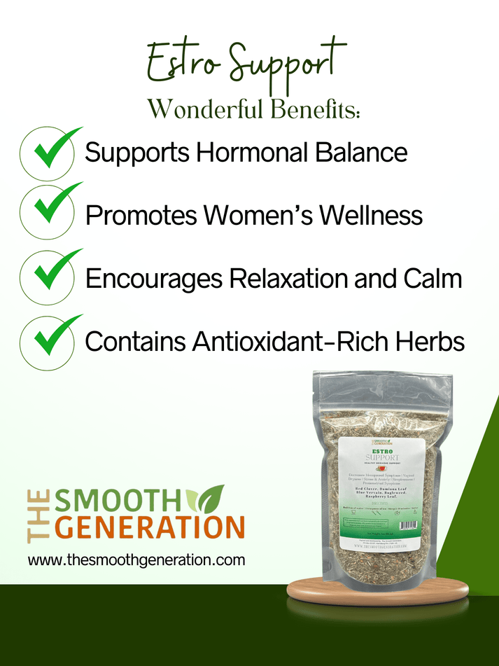 Estro Support Tea – Hormonal Balance for Women – The Smooth Generation