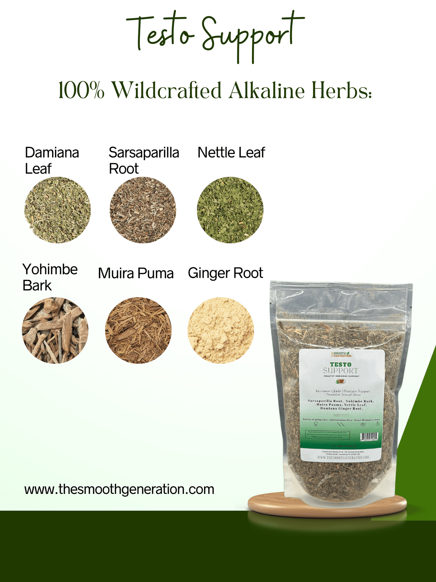 Testo Support Tea – Natural Energy & Hormone Support for Men – The ...