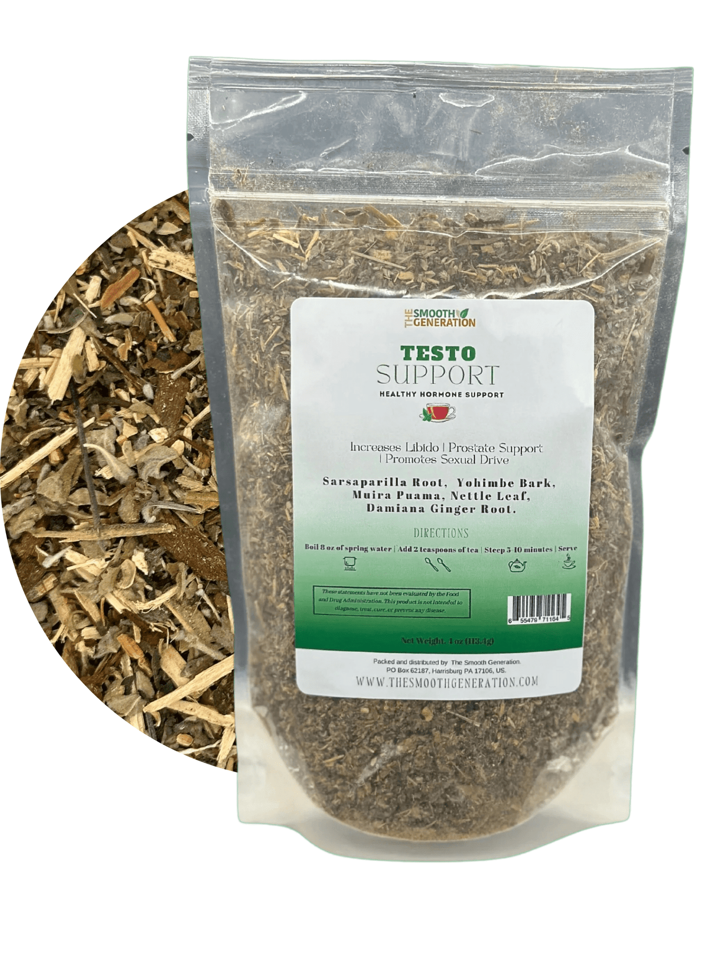 Testo Support Tea – Natural Energy & Hormone Support for Men – The ...