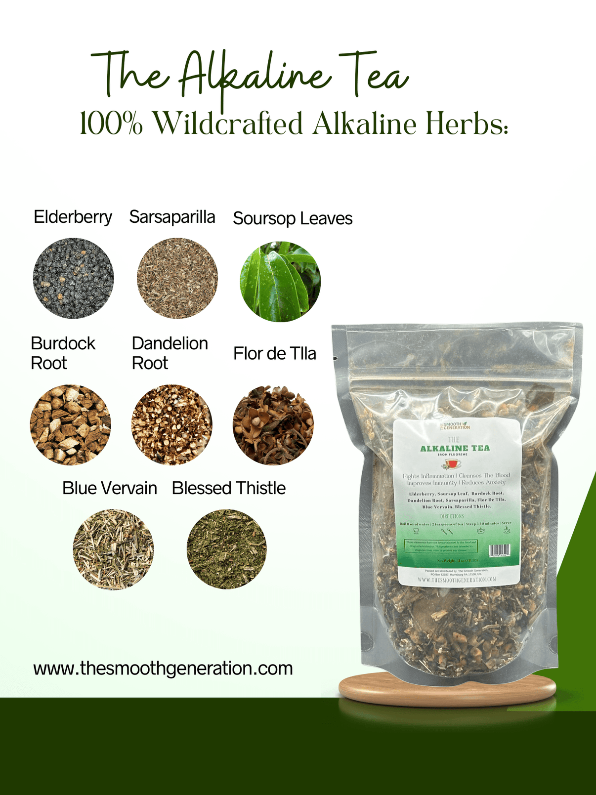 The Alkaline Tea- Alkaline Herbal Tea – Cleanse, Energize & Balance ...